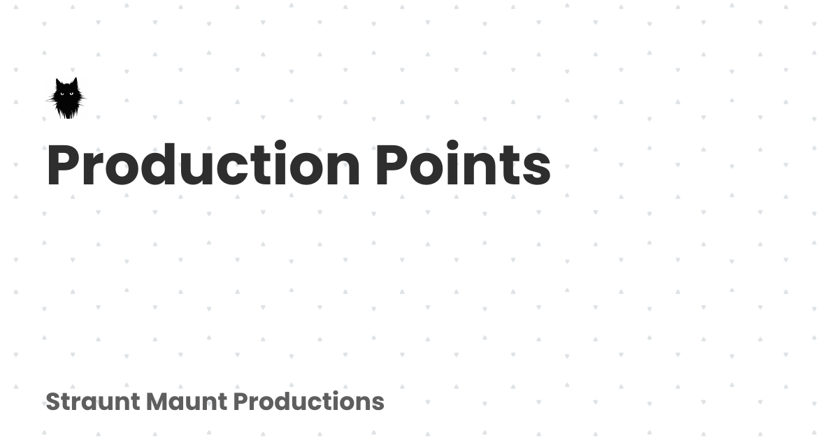Production Points | Documentation