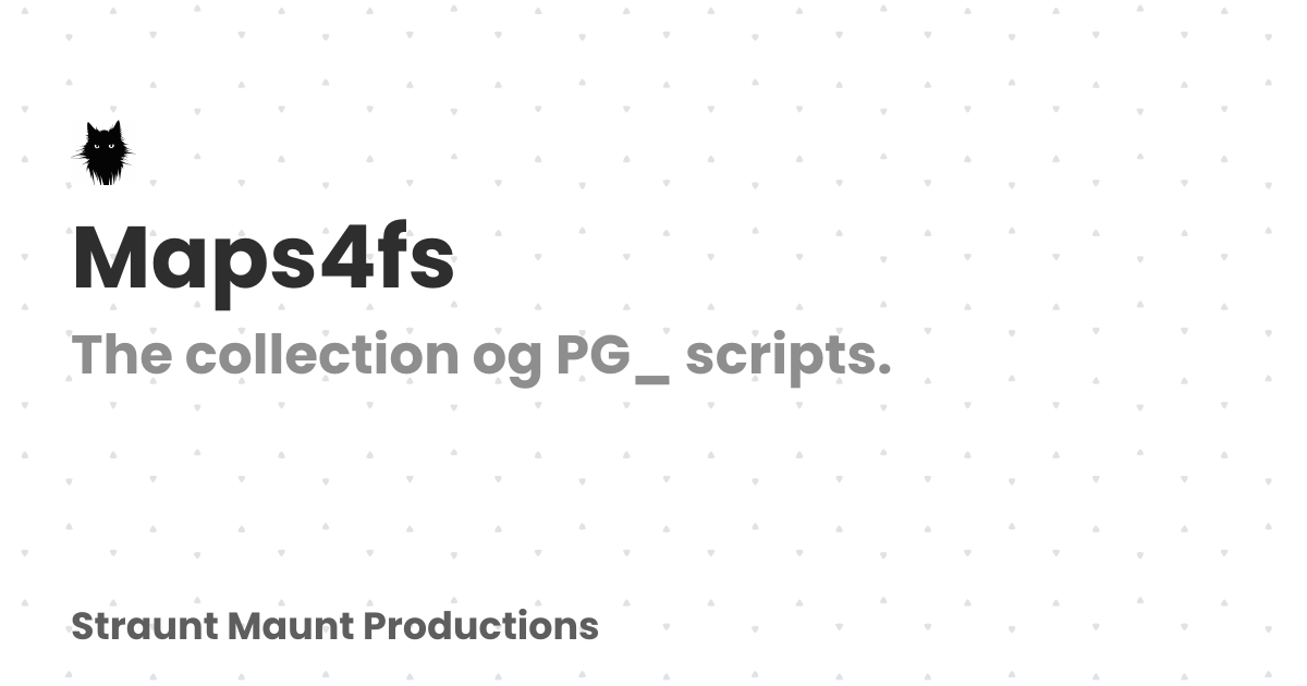 Maps4fs | Documentation