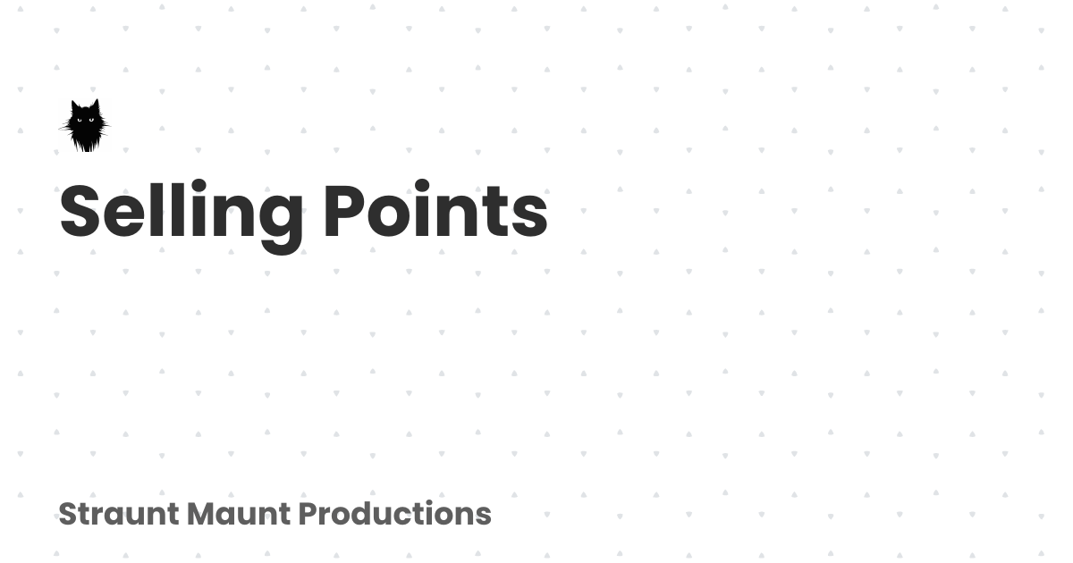 Selling Points | Documentation